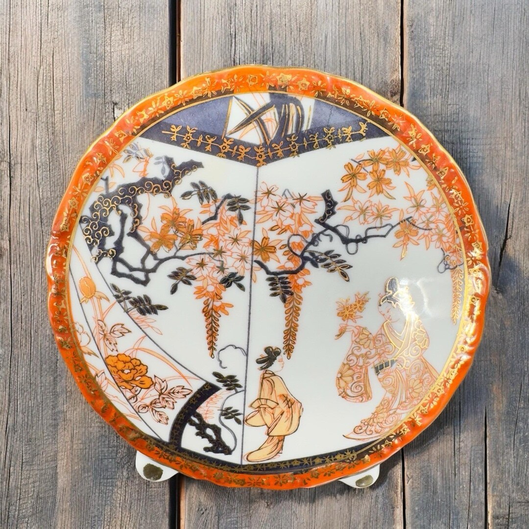 Vintage Saji Fine Porcelain Vase Vessel Amari Japanese Vase Floral ...