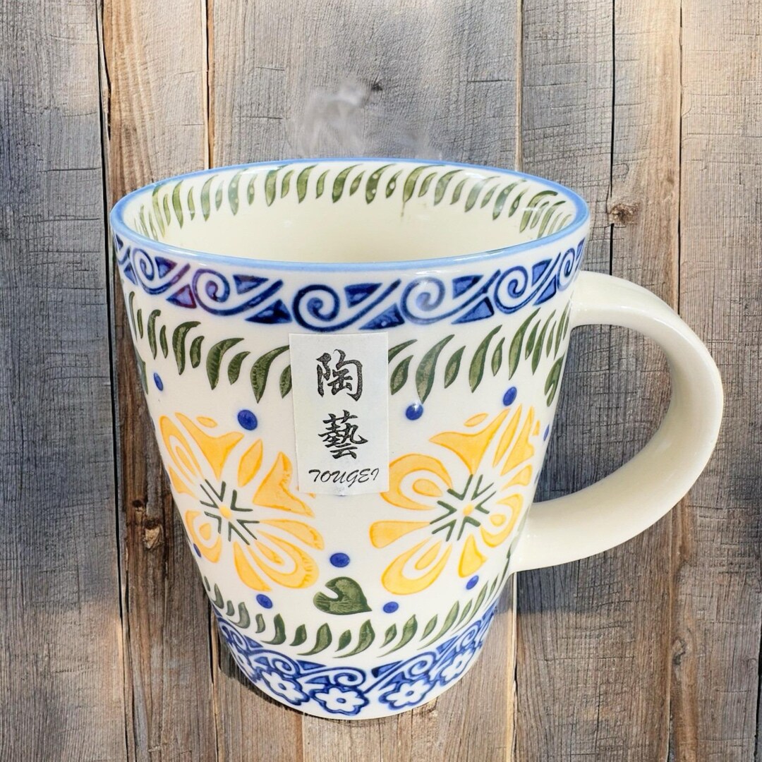 New Royal Stoneware Ceramic Painted Coffee Mug Cup With Original ...