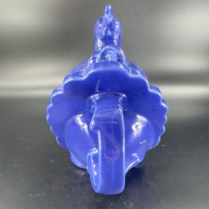 RED WING Pottery Cobalt Blue Hen Chicken Teapot Carafe USA Made Ceramic ...
