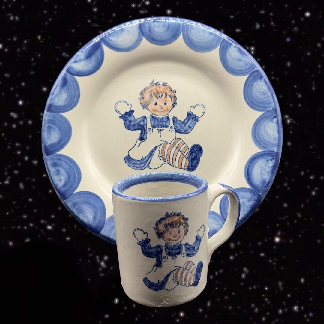 Louisville Stoneware Kristine Pottery Plate and Mug Set Kentucky ...