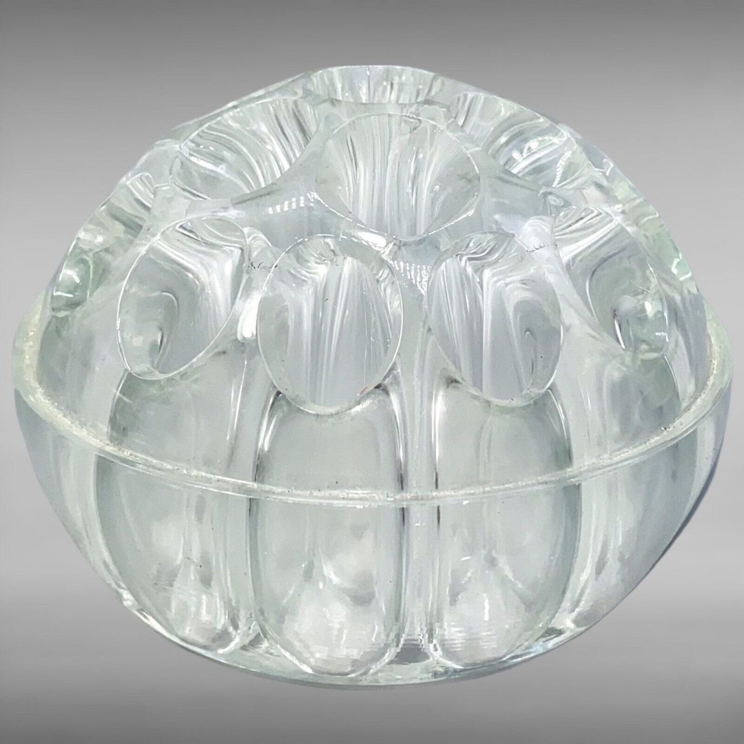 Bohemian Clear Flower Frog Made in Czech Republic 19 Hole 3T 4.5W - Etsy