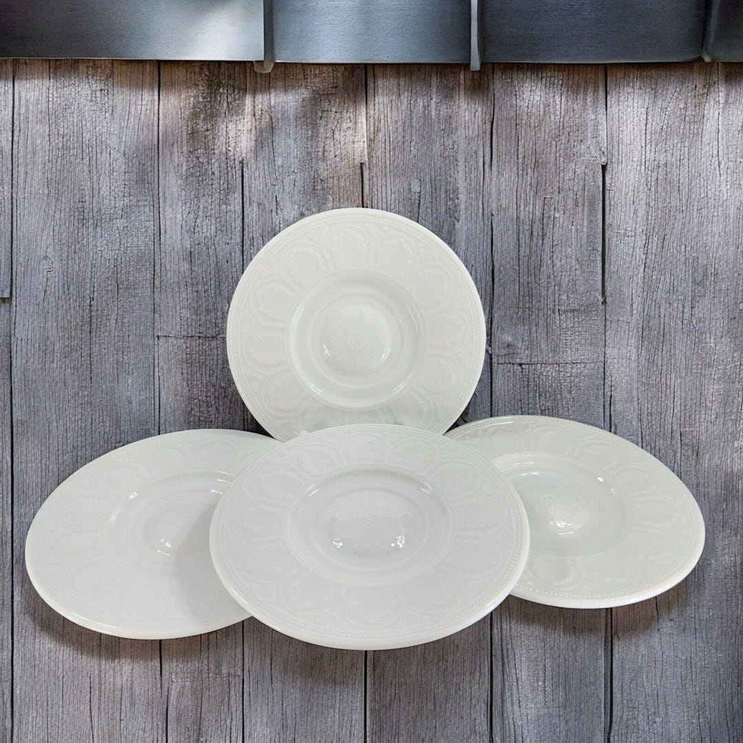 Coventry Fine Porcelain Parthenon Round White Dish Plate Dishes Plates ...