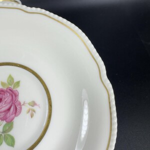 Vintage Castleton China Dolly Madison USA Ivory Pink Rose Teacup and ...