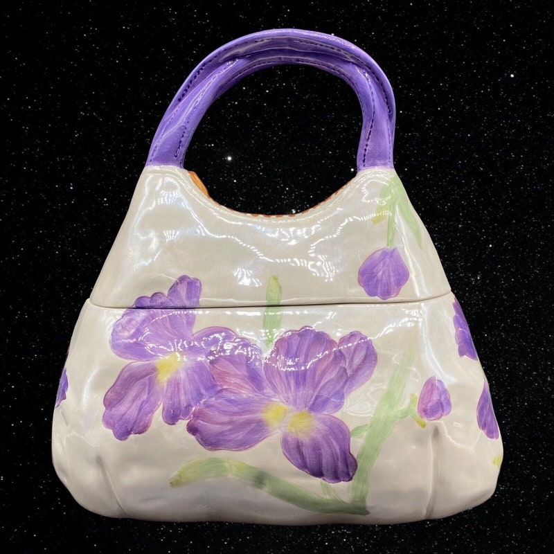 Ceramic Purse Cookie Jar - Etsy