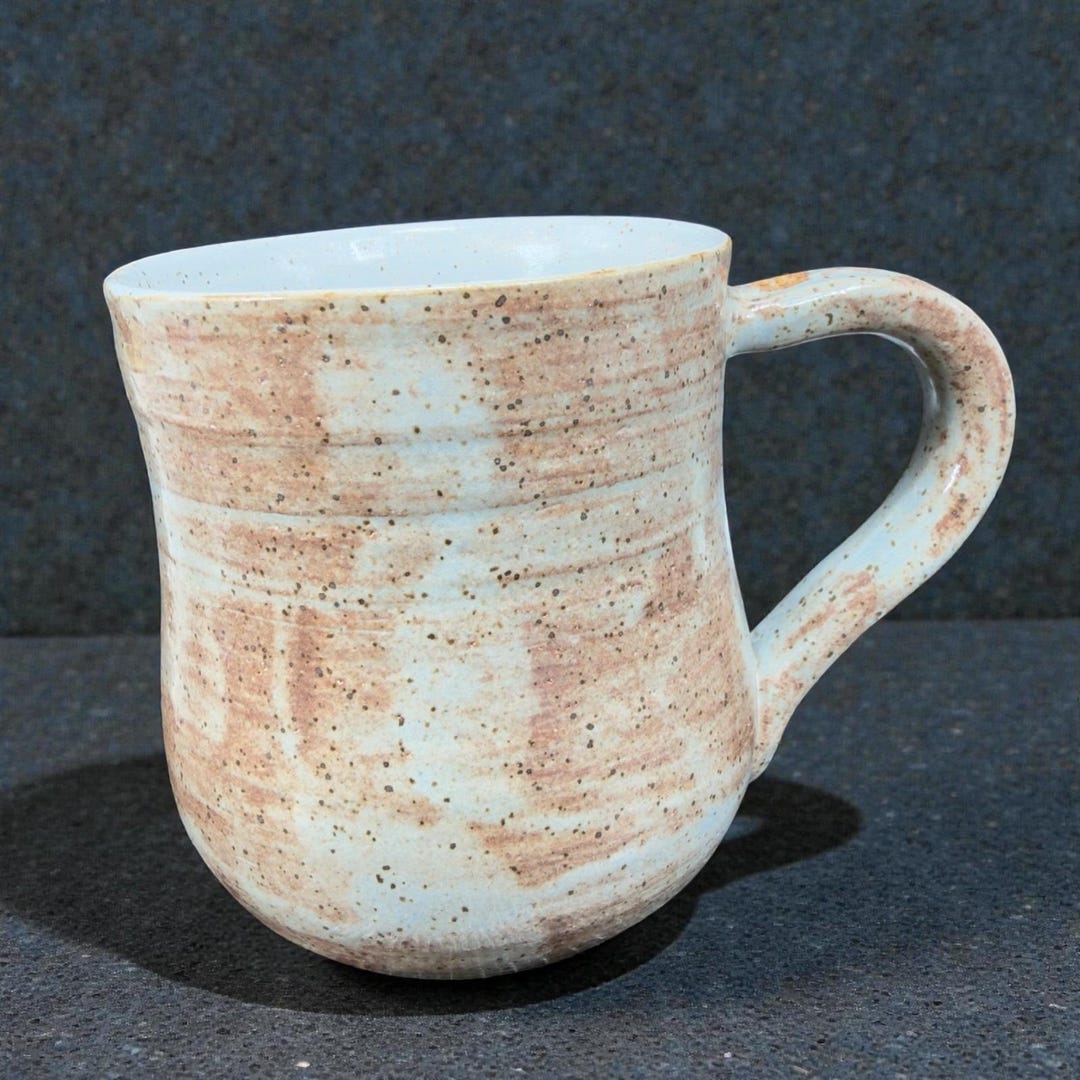 Vintage Hand Made USA Stoneware Pottery Coffee Mug Cup Artist Marked ...