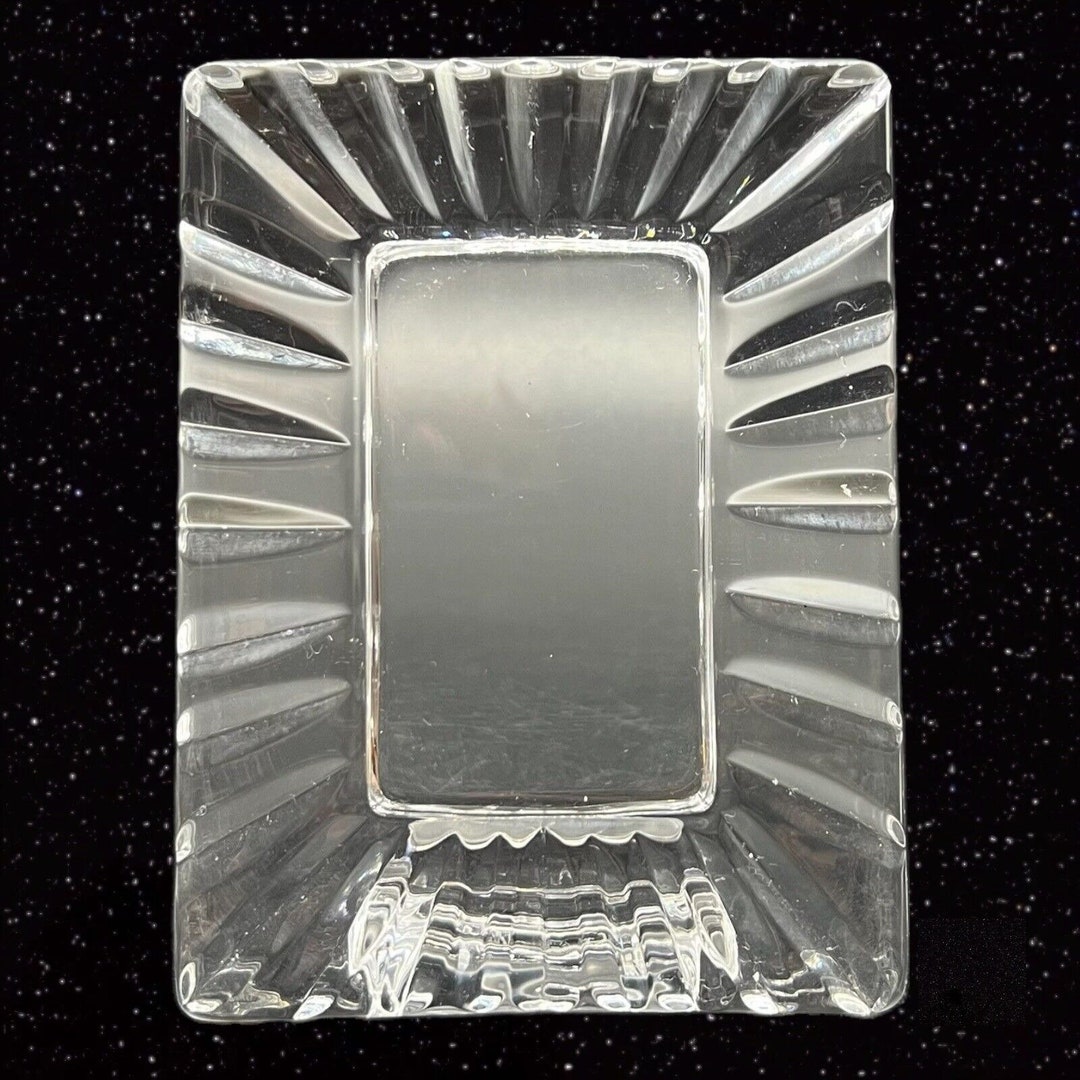 Galway Irish Crystal Glass Picture Frame 24% Lead Crystal 4.25T 3.25W ...