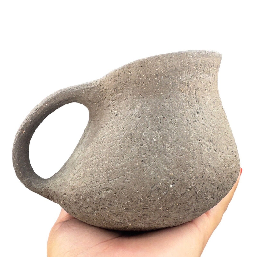 Norwegian Art Pottery Jug Pitcher Norway Hand Made Primitive Pottery ...