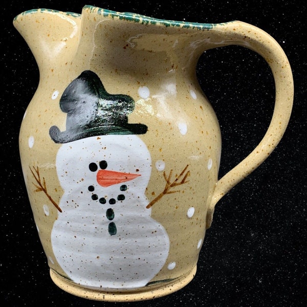 Snowman Pitcher - Etsy