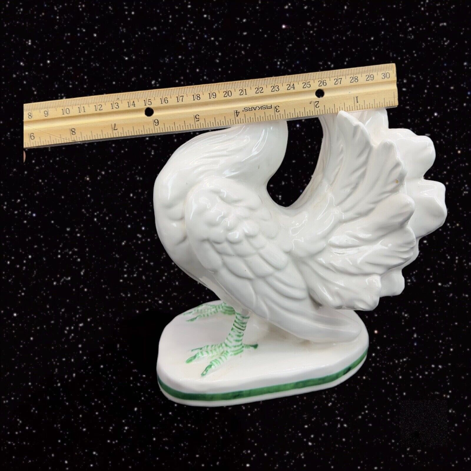 Italian Art Pottery White Bird Figurine Sculpture Marked Italy ...