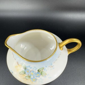 Vintage Pope Gosser China Hand Painted Small Pitcher Creamer Porcelain ...