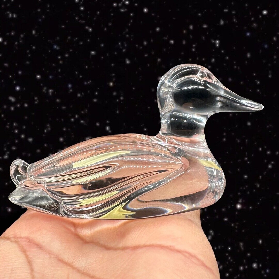 Princess House Lead Crystal Duck Label West Germany - Etsy