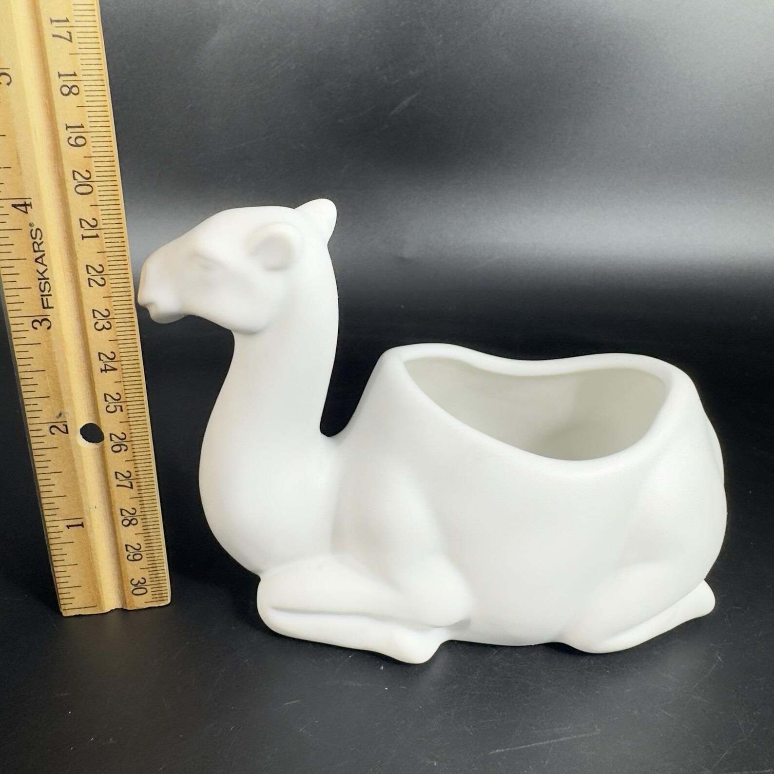 Fred One Lump or Two White Ceramic Camel Sugar Bowl Planter Flower Pot ...