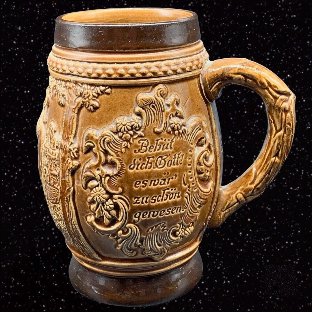 Vintage Thewalt West German Beer Stein Mug 5.25”T 4”W - Etsy
