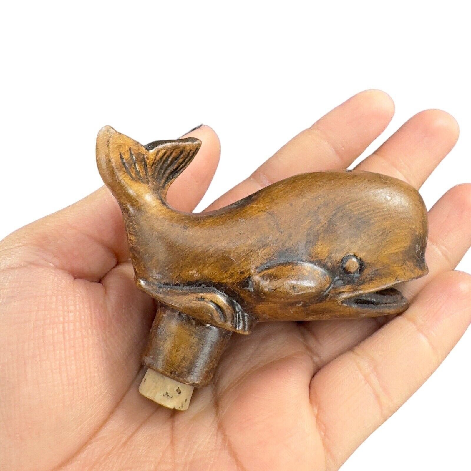 Vintage Whale Seaworld Set Salt Pepper Shakers Treasure Craft Made USA ...