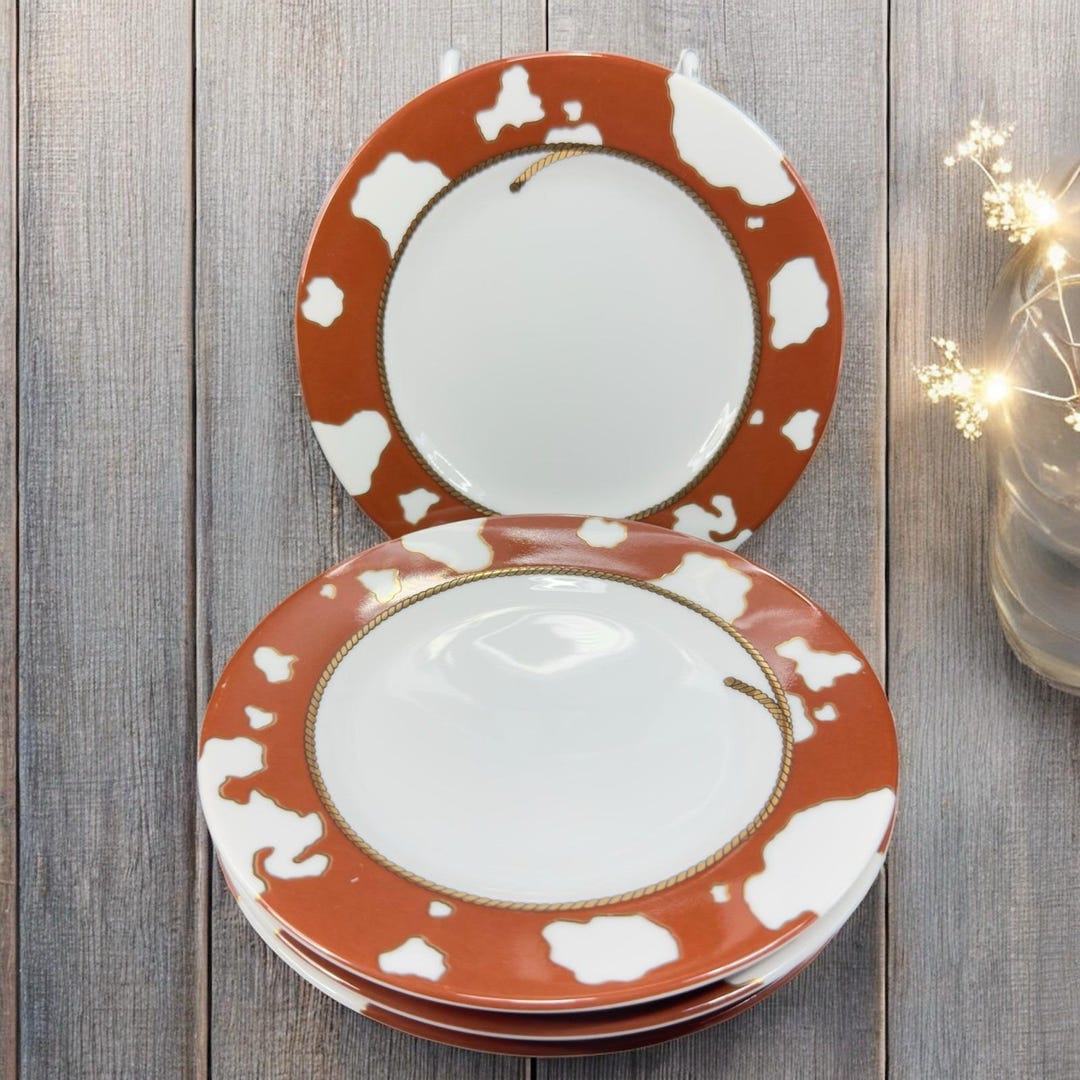 Angela Cummings Shiseido Exclusive Porcelain Dish Plate Set 4 Dishes ...