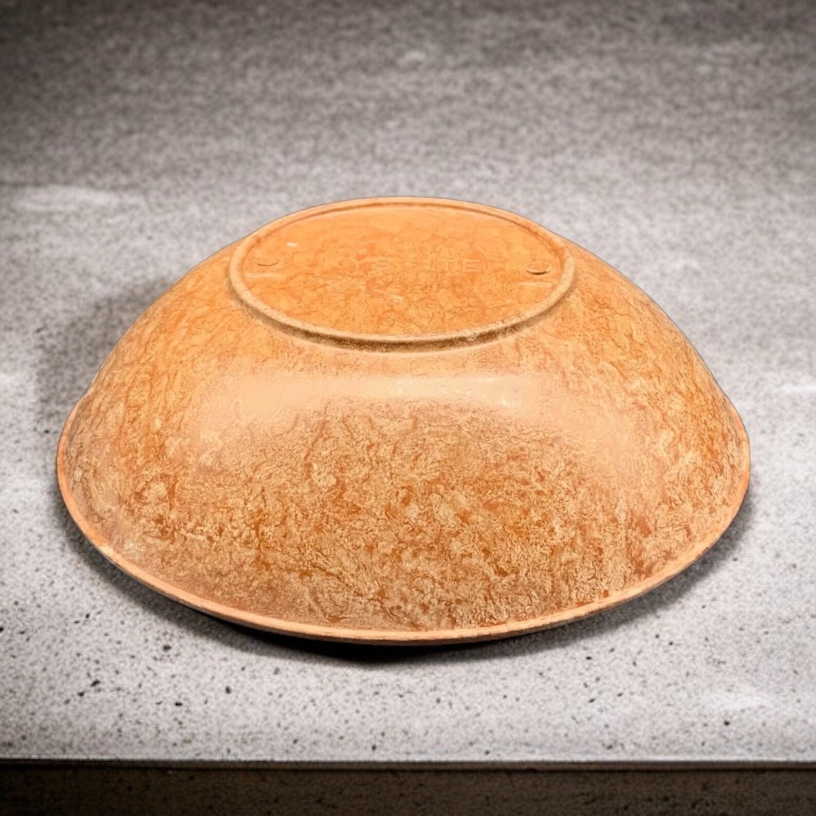 Set of 2 KYS-ITE Melmac Burl Wood Grain Dessert Bowls Made in USA 1.5”T ...