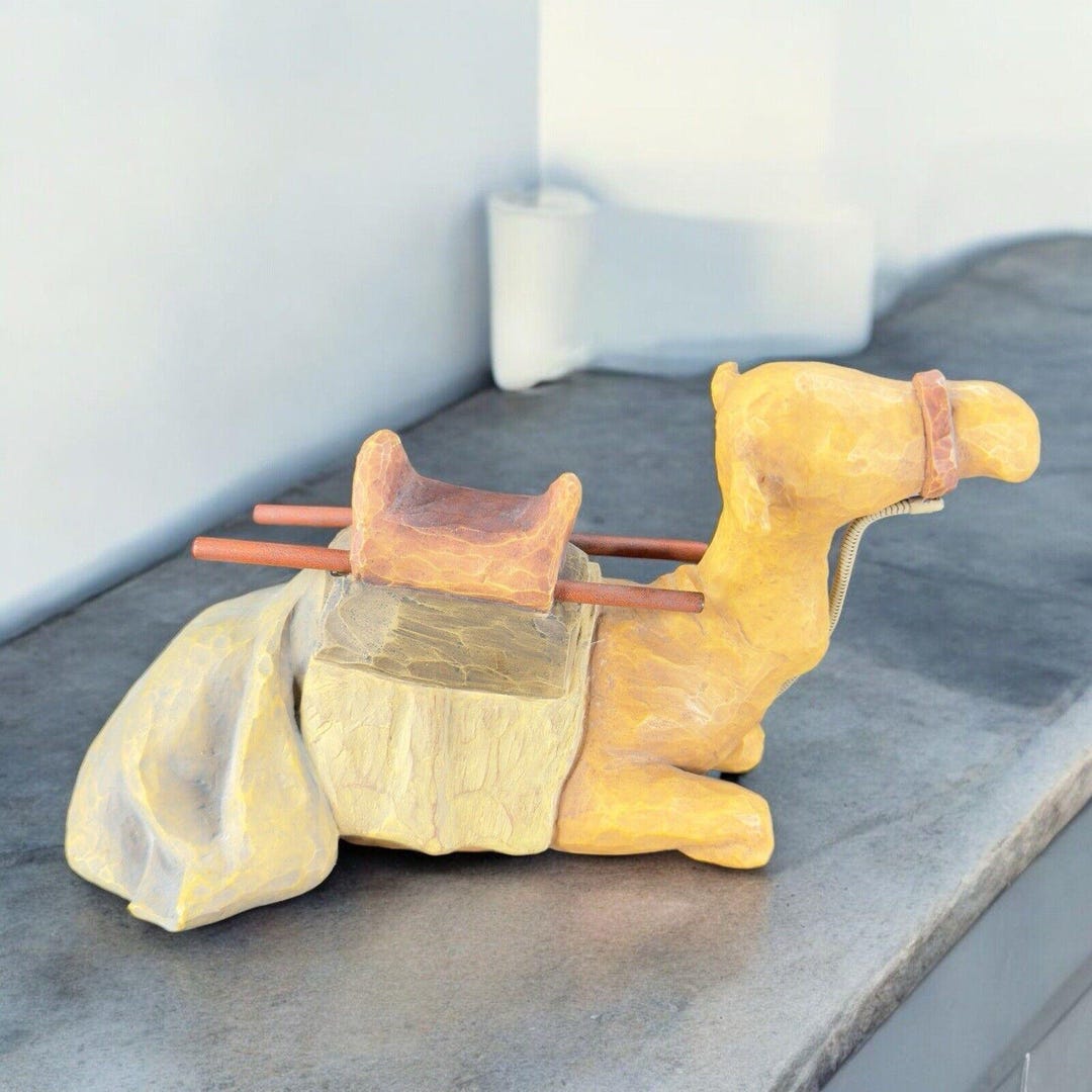 Willow Tree Shepherd and Stable Animals Christmas Nativity Resin Camel ...