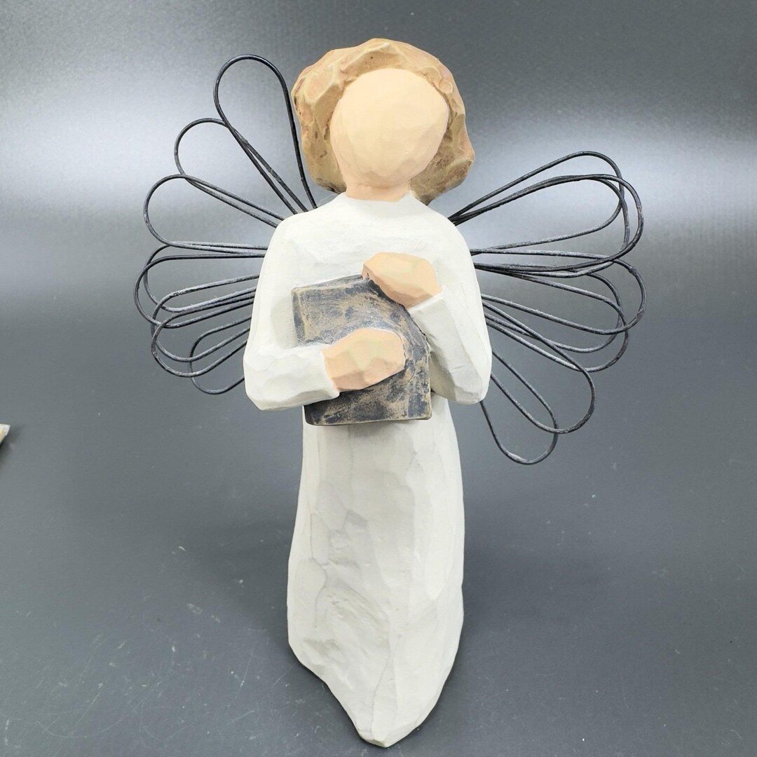 Willow Tree Demdaco Susan Lordi Resin Figurine 2000 Angel of Learning ...