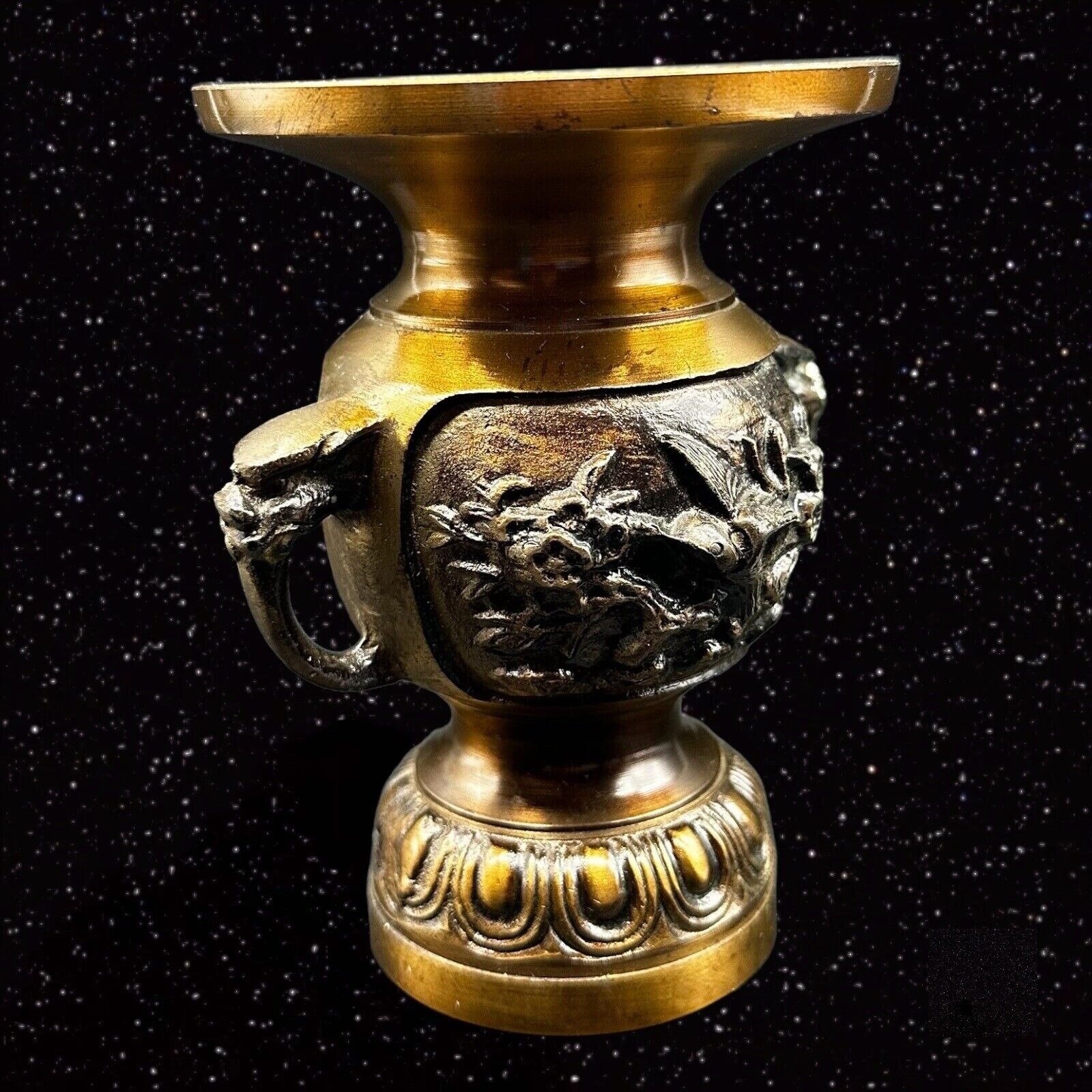 Korean Buddhist Altar Fitting Flower Stand Vase Vintage Brass - Etsy