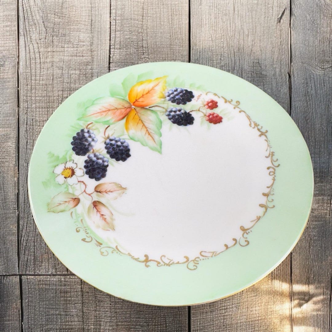 Antique Favorite Bavaria Germany Hand Painted Dish Plate Fine Porcelain ...