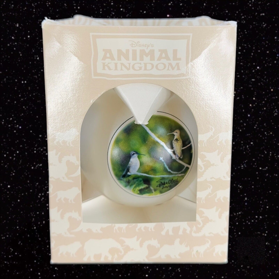 Walt Disney Animal Kingdom Bird Ornament New in Box Signed 2006 Disney ...