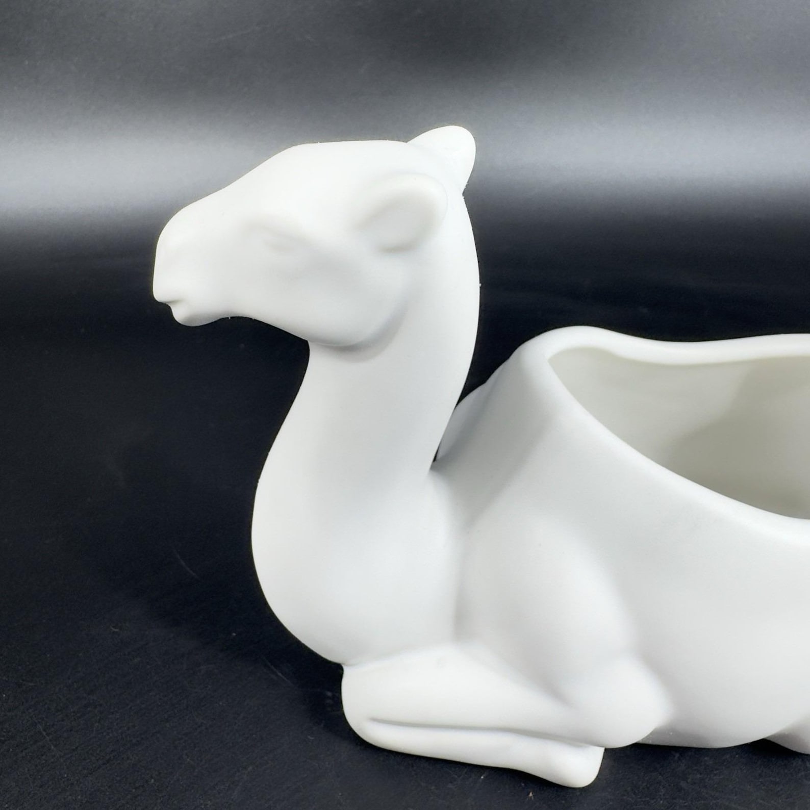 Fred One Lump or Two White Ceramic Camel Sugar Bowl Planter Flower Pot ...