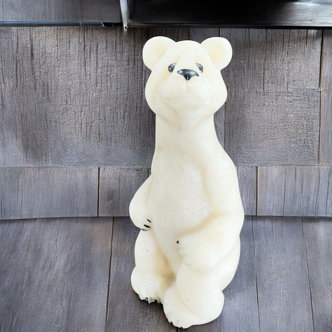 Quarry Critters Polar Bear Poncho Figurine by Second Nature Designs ...