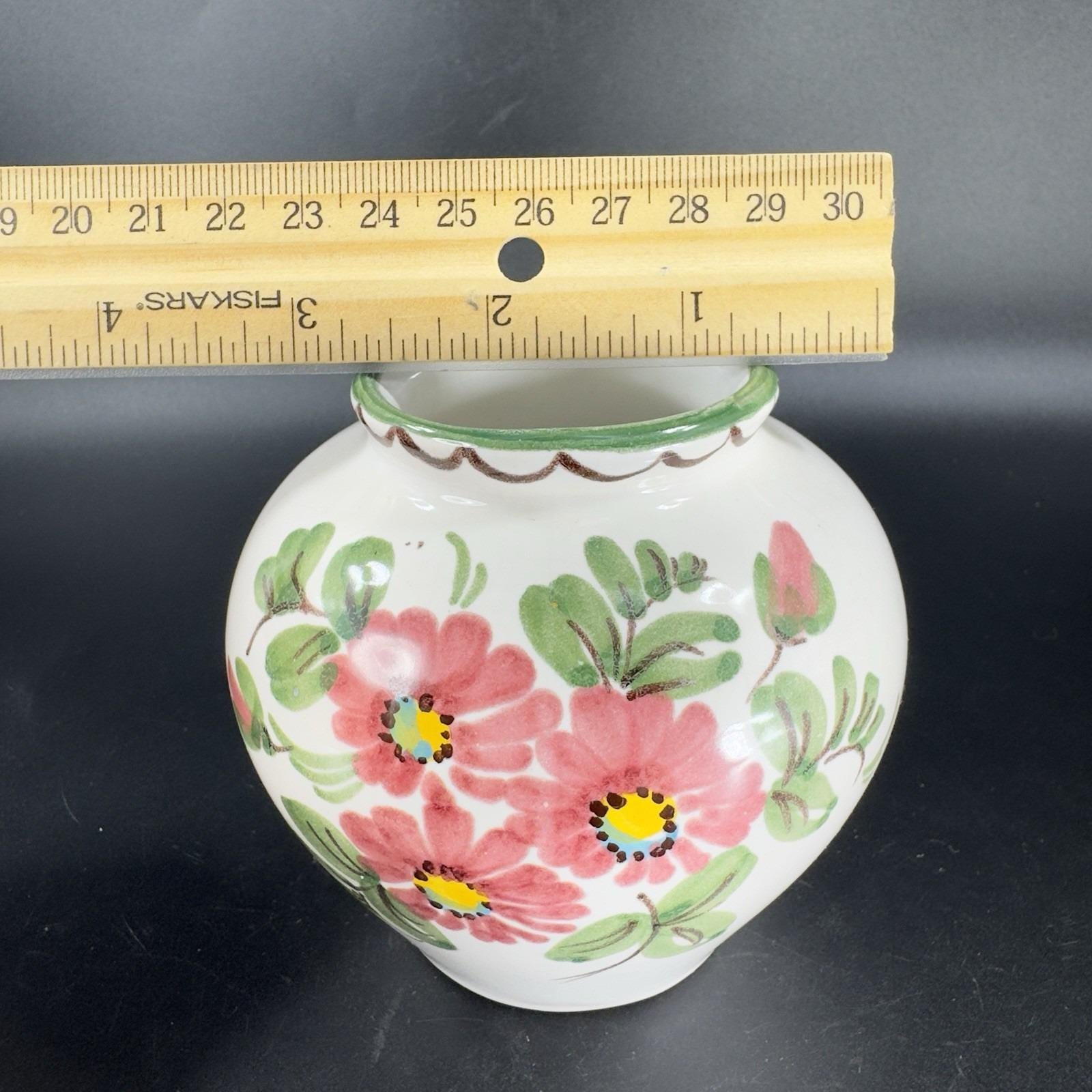 Vintage German Pottery Vase Vessel Flower Pot Planter Ceramic Flower ...