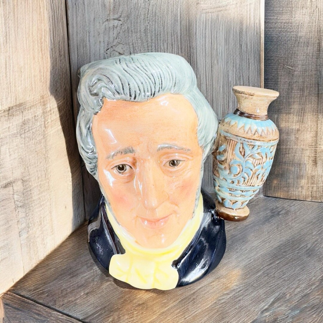 1983 Royal Doulton Sir Henry Doulton Porcelain Mug Cup Vase Toby Jug ...