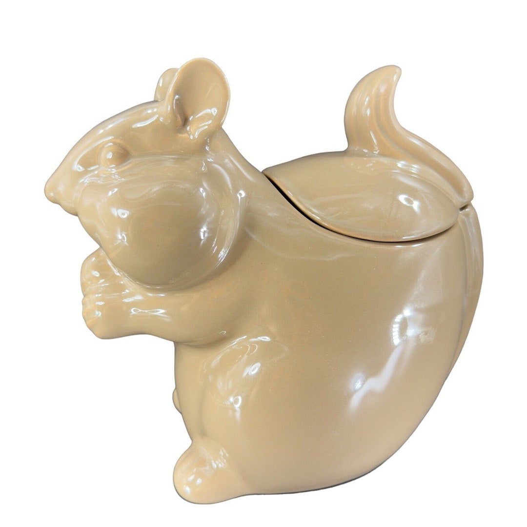 Threshold Target Chipmunk Squirrel Stoneware Cookie Treat Jar Canister ...