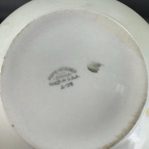 Vintage Pope Gosser China Hand Painted Small Pitcher Creamer Porcelain ...