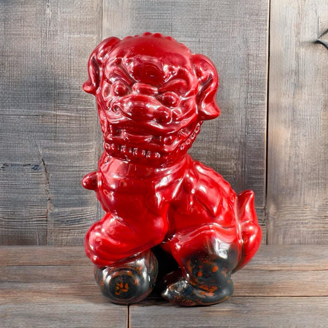 Royal Doulton Flambe Dog of Fo Collectors Club William Hughes Foo Dog ...