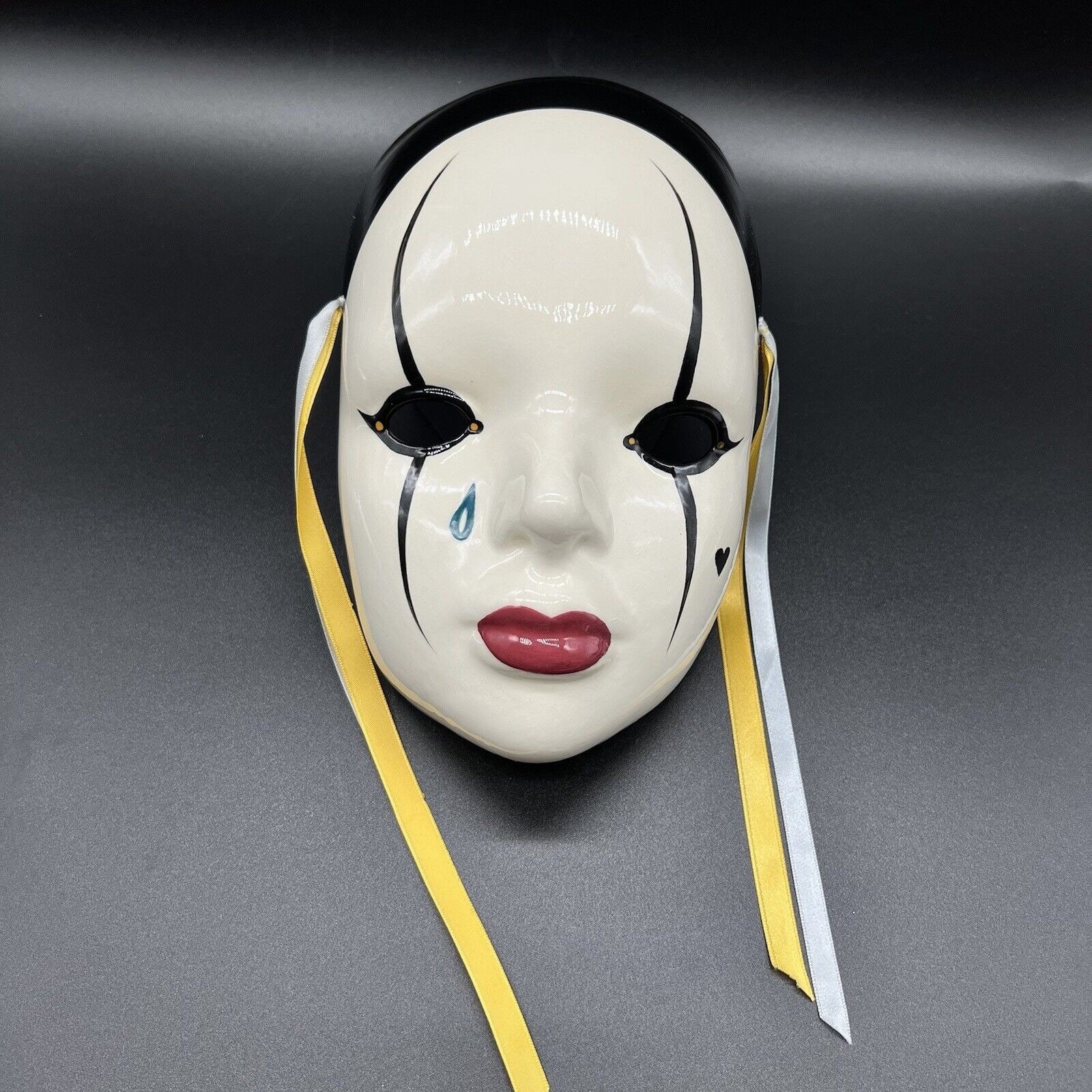 Kings & Clowns Fancy Faces Mask New Orleans Mardi Gras Signed Vtg ...