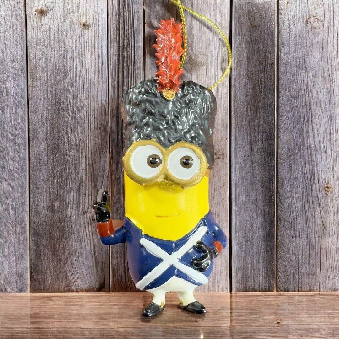 Despicable Me Yellow Minion Christmas Ornament Napoleon Soldier Resin ...