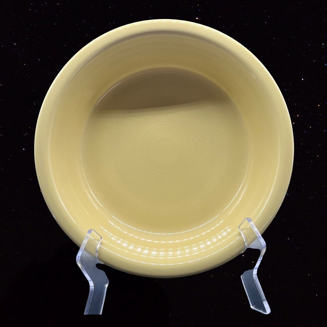 Vintage Fiesta Sunflower Yellow Large Bowl Homer Laughlin HLC Fiesta 3 ...
