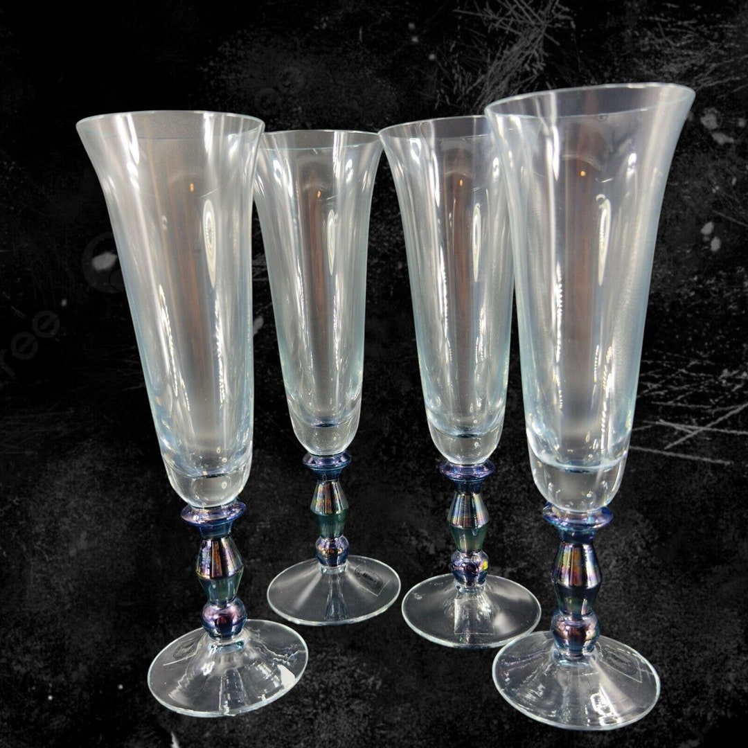Turda Romania Champagne Flute Drinking Glasses Splash Glass Chrome ...