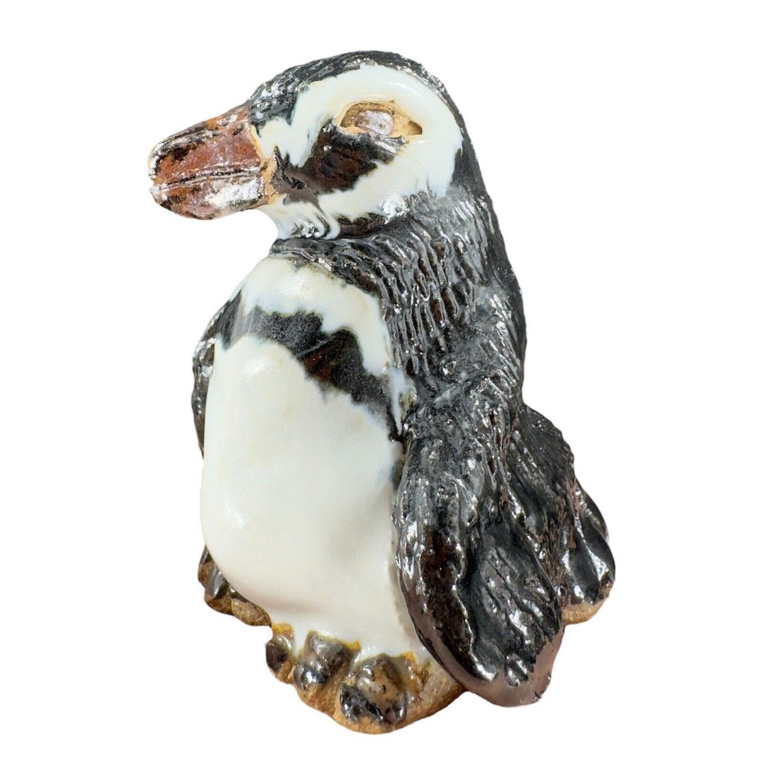 Vintage Studio Art Pottery Penguin Bird Figure Stoneware Figurine Hand ...