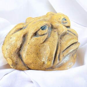 J P Worrywart Resin Ugly Abstract Face Whimsical Figurine Brown Matte Glaze - Etsy