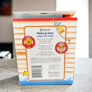 Vintage 1992 Johnson's Pooh & Pals Sudsy Little Soaps 4 Pack 1.5 Oz ...