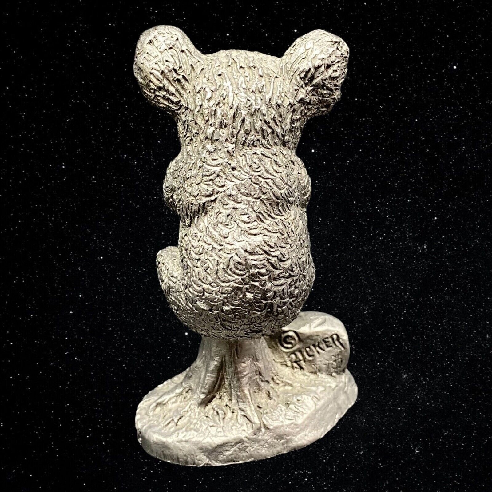 Vintage 1985 Michael Ricker Pewter Koala on Tree Figurine - Etsy