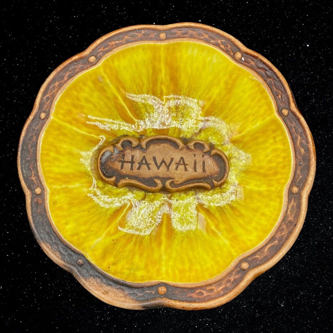 Treasure Craft Vintage Hawaii Souvenir Trinket Dish/ashtray Made in USA ...