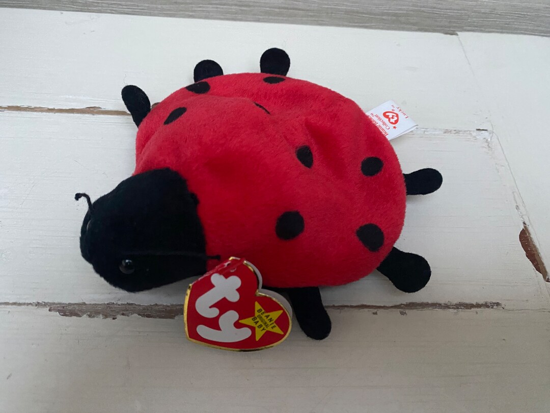 TY Beanie Babies Lucky the Ladybug 5th Jan 1995 With Tag - Etsy
