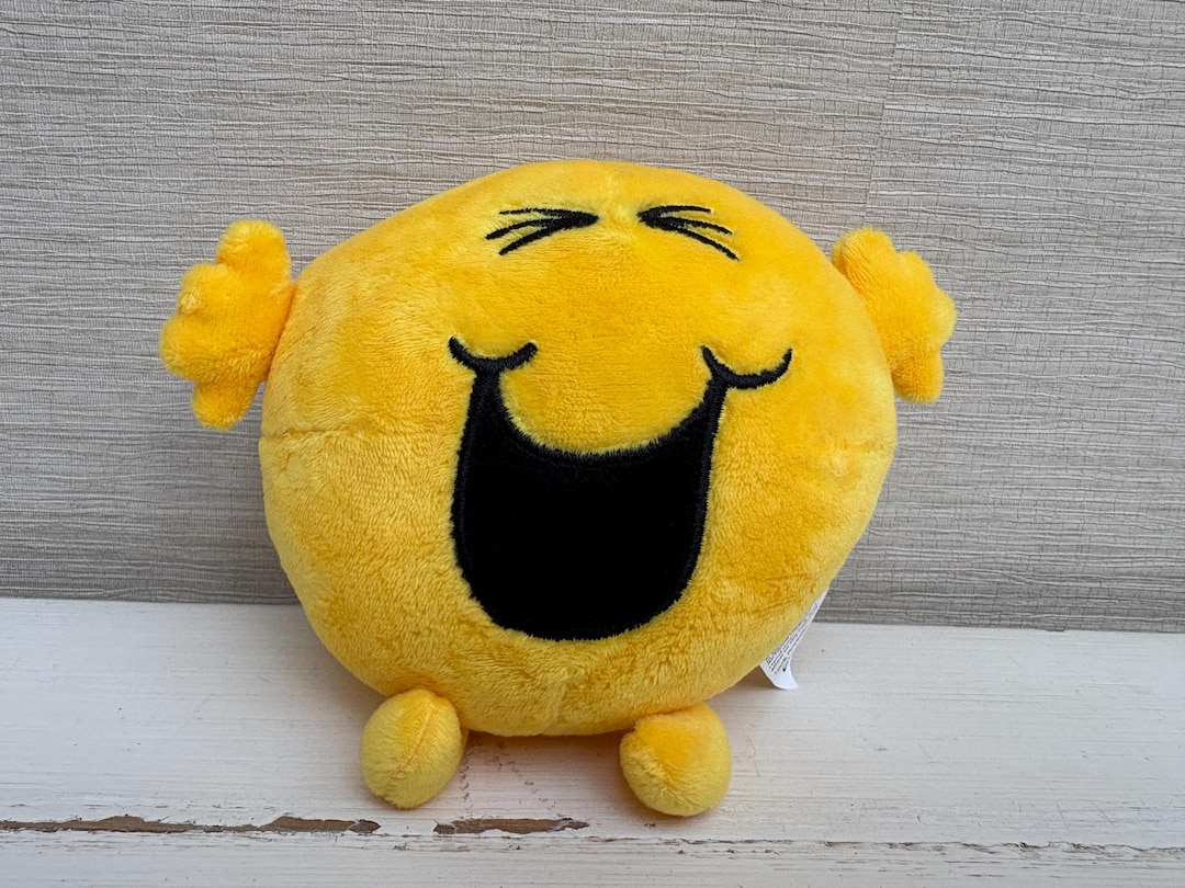 Mr Men - Mr Happy Yellow Soft Toy Plushie 2021 THOIP 6" - Etsy