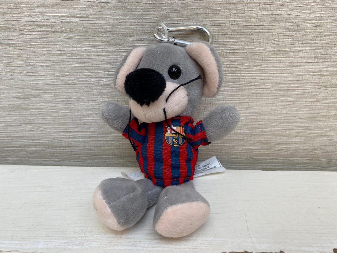 FCB Barcelona Mouse Soft Toy Keyring - Etsy
