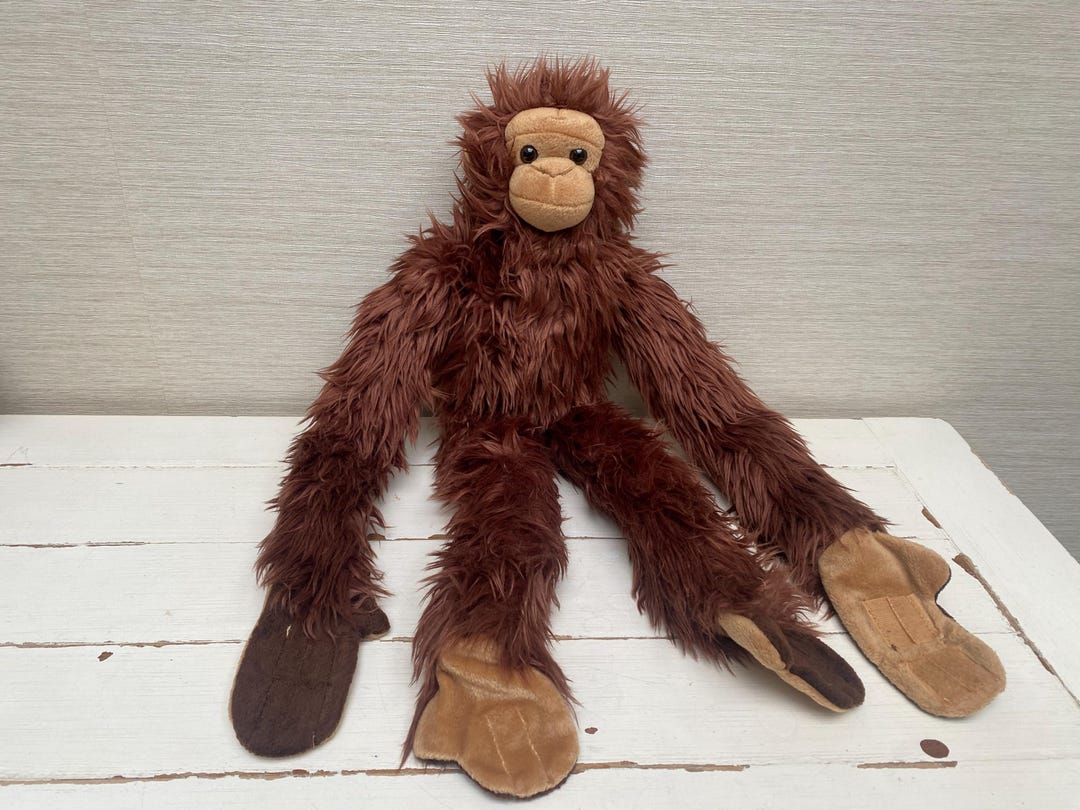 Primate Ape Monkey Long Plush Soft Toy Cuddly Keel Toys 24 - Etsy
