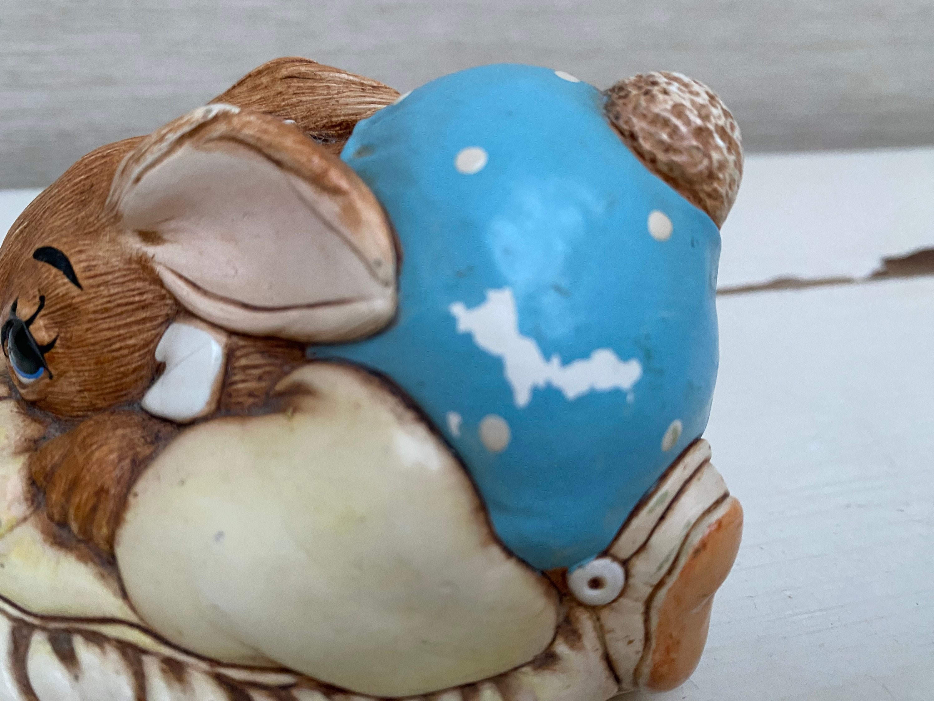 Pendelfin Rabbit Dodger Figure Vintage Hand Painted - Etsy