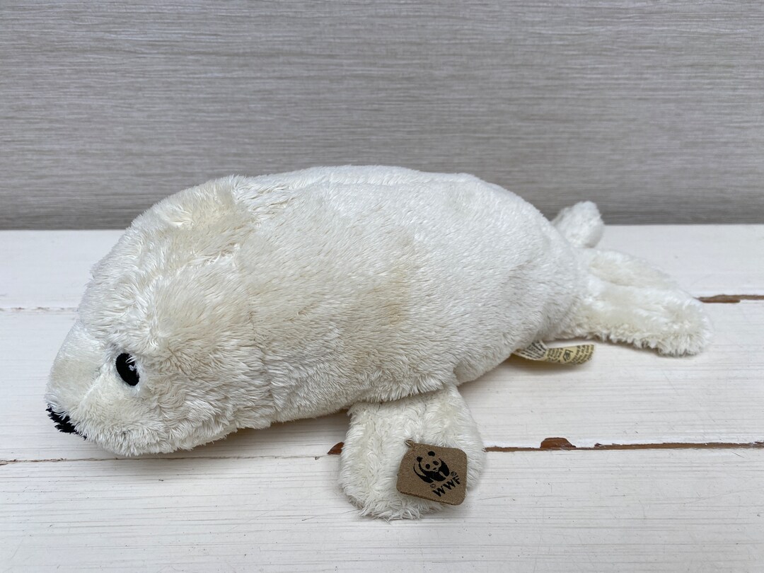 White Seal Soft Toy Plushie Plush Vintage 10.5 Keel Toys - Etsy