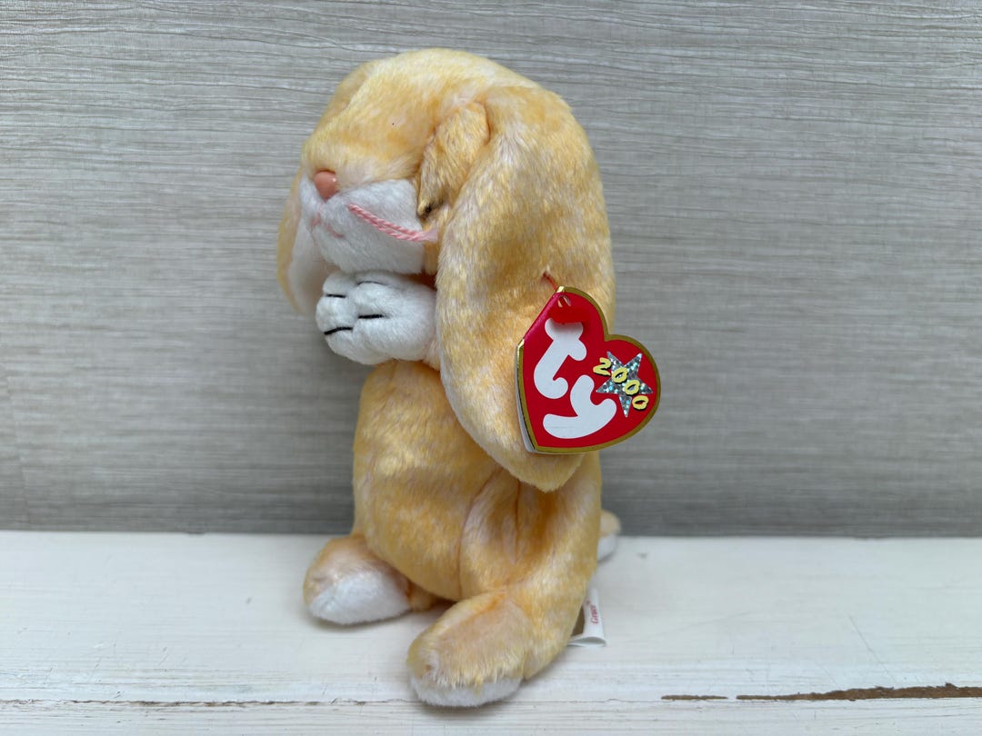 Ty Beanie Babies - Grace Date of Birth 10/02/2000 Bunny Rabbit Retired ...