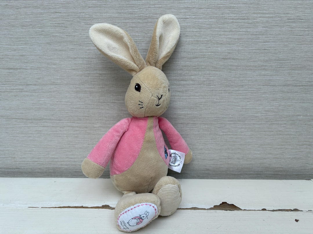 Peter Rabbit Flopsy Bunny Pink Beatrix Potter 2018 Soft Toy Plush 13 ...