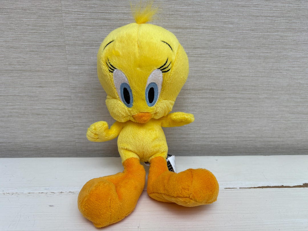 Looney Tunes Tweety Pie Yellow Plush Soft Toy 10 " Boots - Etsy